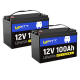 WattCycle 12V 100Ah Group 24 LiFePO4 Battery – Wattcycle-US