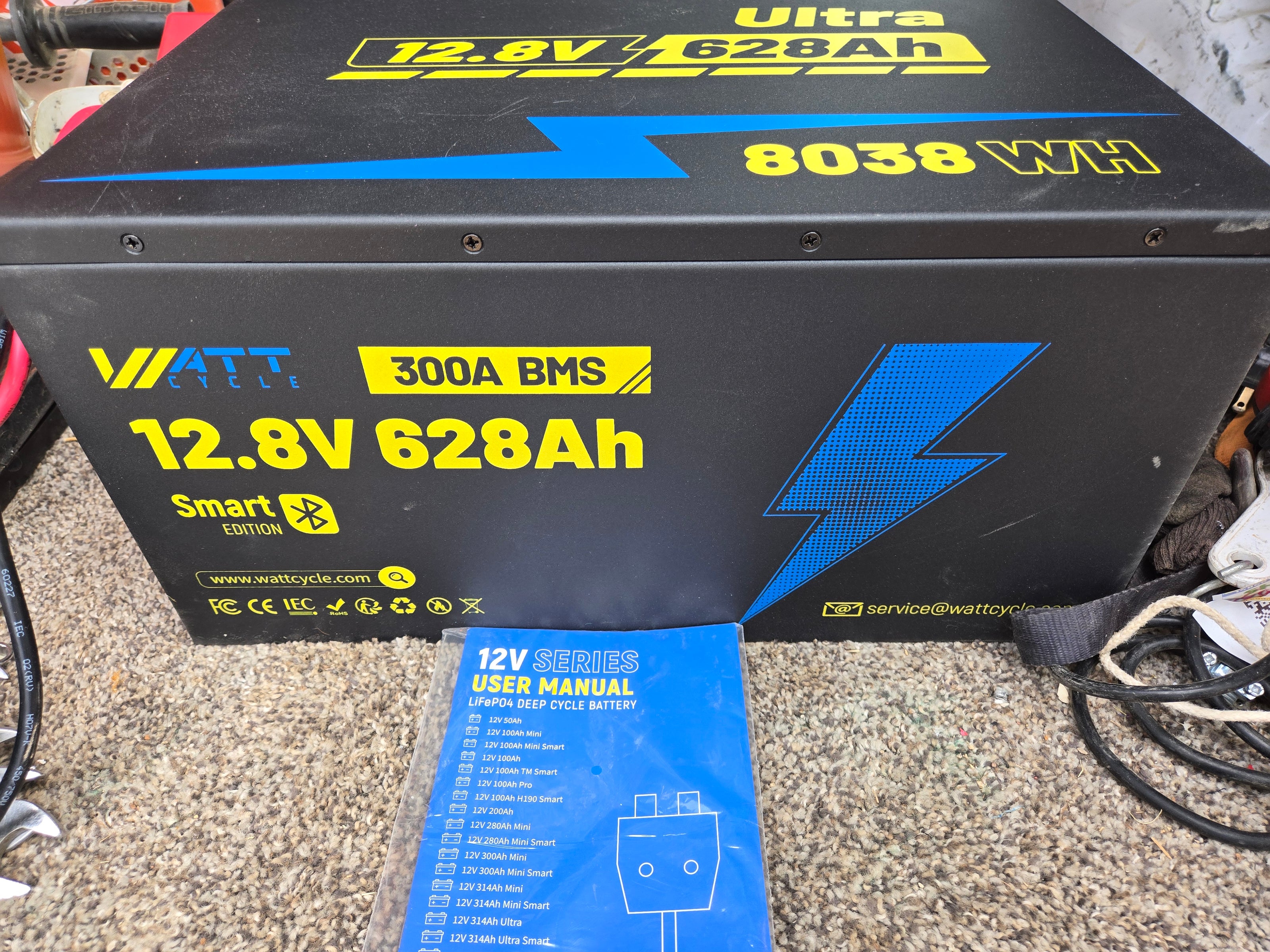【👑3rd Anniversary】12V 628Ah Ultra Lithium Battery with Bluetooth – WattCycle-US