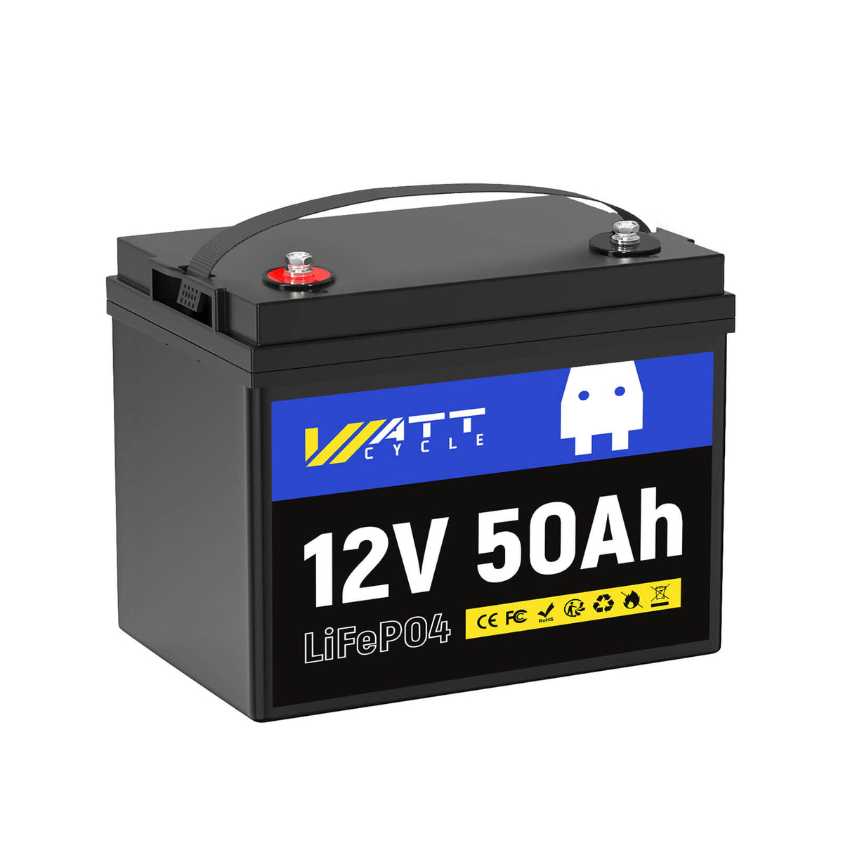 WattCycle 12V 50Ah LiFePO4 Battery – Wattcycle-US