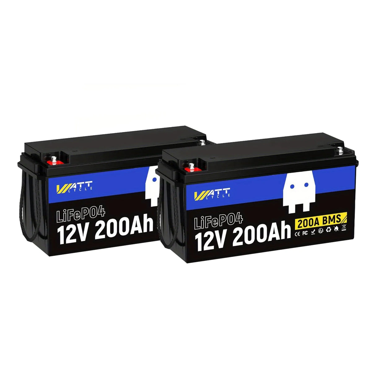 12V 200Ah LiFePO4 Deep Cycle Lithium Battery - WattCycle – Wattcycle-US