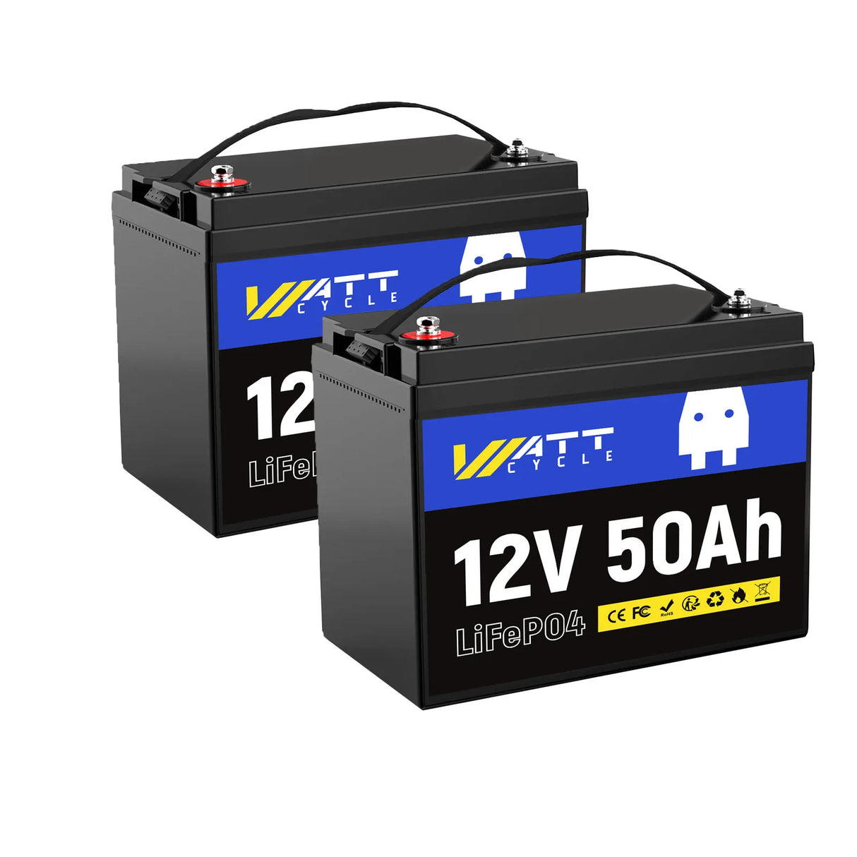 12V 50Ah Deep Cycle LiFePO4 Lithium Battery - WattCycle – WattCycle-US